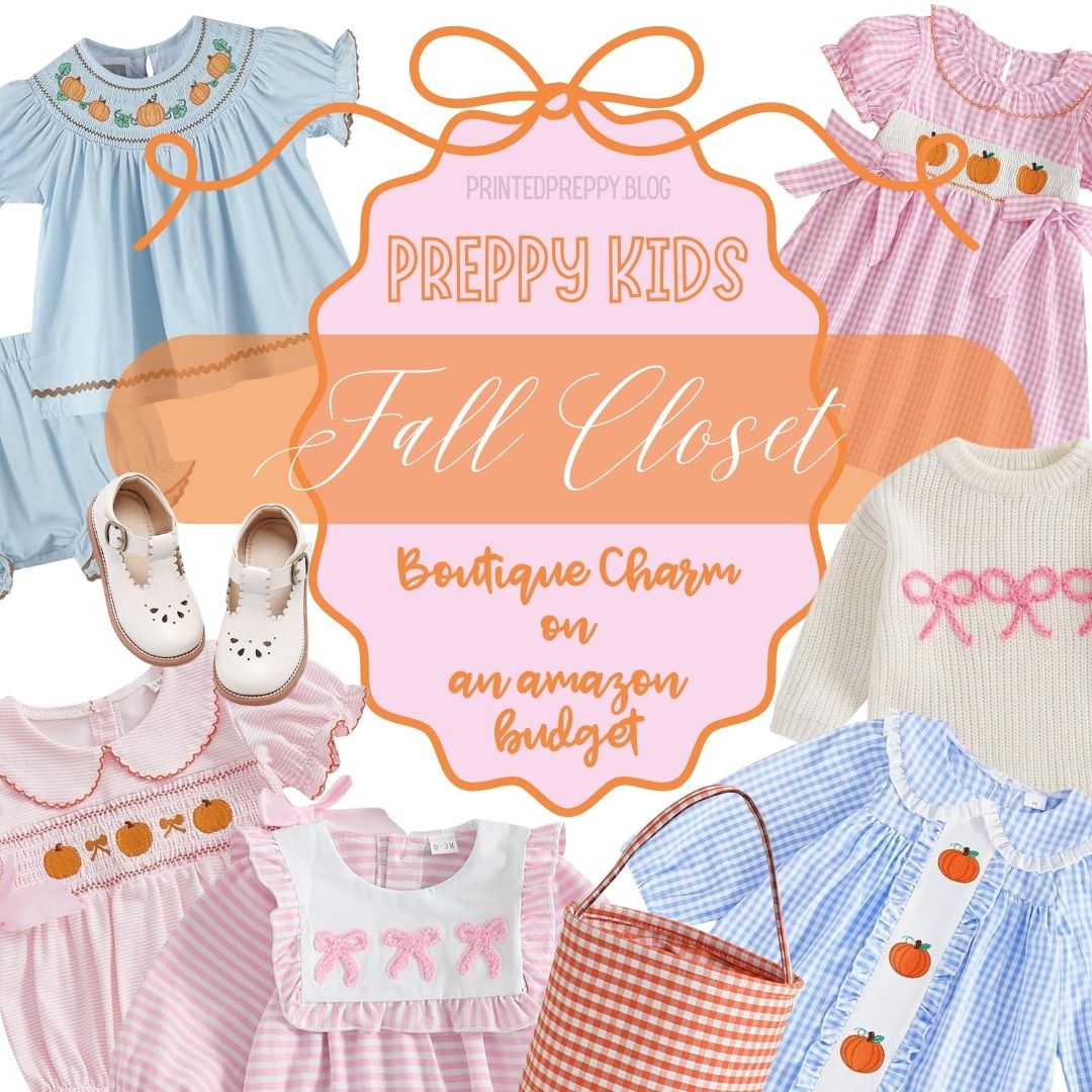 Preppy Kids’ Fall Closet Refresh: Boutique Charm for Less on Amazon ...